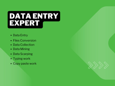 Virtual assistant for data entry, typing, files conversion & copy paste ...