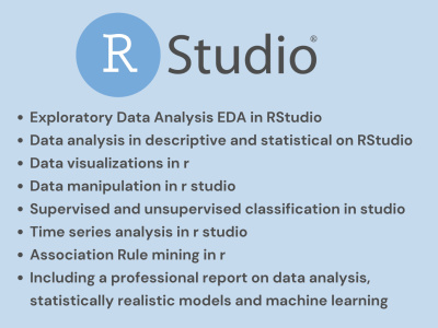 Data analysis, visualization in r programming, rstudio services | Upwork