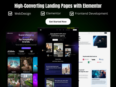 High-Converting Landing Pages with Elementor | Upwork