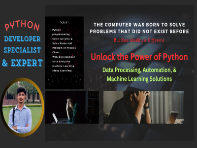 Python services for Data Processing, Automation, and Machine Learning. | Upwork