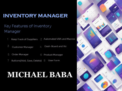 Macro automation, financial Tracking, Comprehensive inventory manager ...