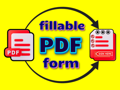 Convert PDF to interactive fillable PDF forms or create fillable PDF forms | Upwork