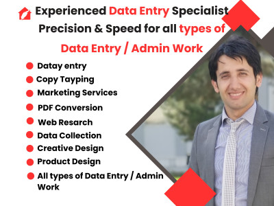 Data Entry Specialist | Precision & Speed | Upwork