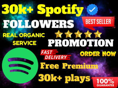 30k+ Spotify Music Viral Promotion And Followers | Upwork