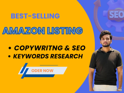 Amazon product listing description with SEO amazon listing optimization | Upwork