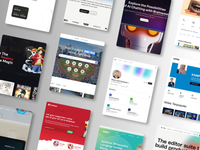 A responsive landing page using next.js and tailwind css | Upwork