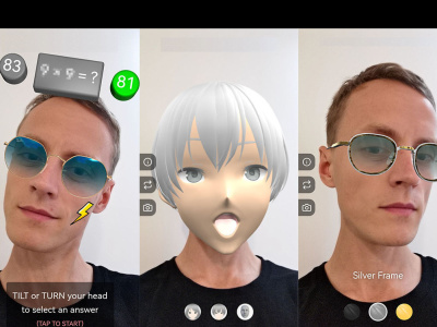 Web AR effect for browsers (Three.js + TensorFlow/Mediapipe) | Upwork