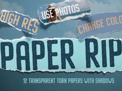 12 Isolated Paper Rips for Photoshop | Upwork