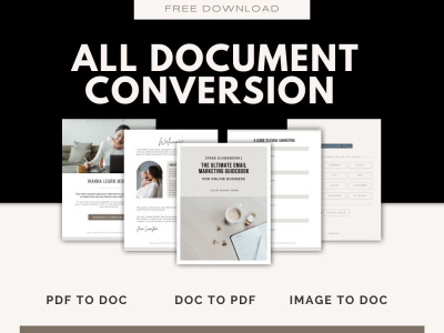 Ebook conversion from PDF, word, indesign into epub, kindle formats | Upwork
