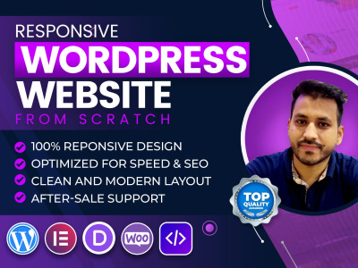 A complete responsive WordPress site from scratch | Upwork
