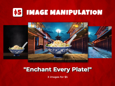 Creatively edited and manipulated food and drink images | Upwork