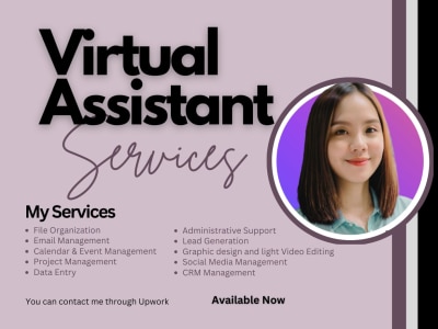 An Experienced All-Around Virtual Assistant | Upwork