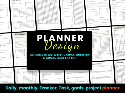 Custom Planner Design for Any Type of Planner – Digital or Print | Upwork