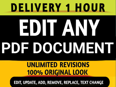 Urgent document editing, screenshot edit,PDF edit, photoshop work in 1 ...