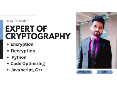 A Cryptography expert, Python, java script | Upwork