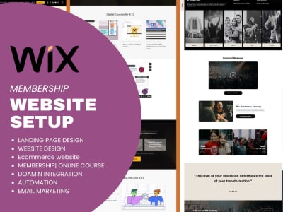 Awesome and profitable website design on Wix, landing page, Wix booking ...