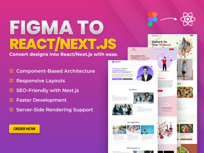 Figma To React | Figma To Code | Figma To JS, HTML, CSS, Tailwind CSS | Upwork