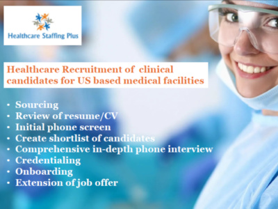 Healthcare Recruiter of clinical candidates for US based medical ...