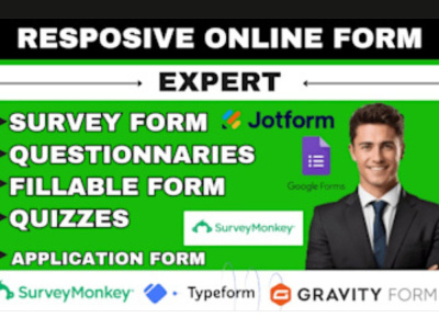 Professional surveys questionnaires fillable form | Upwork