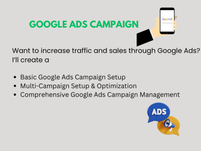 A well optimize Google Ads Campaign Setup & Optimization | Upwork