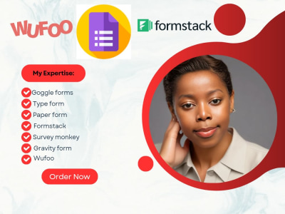 Online forms, typeform, formstack, wufoo form, goggle form, survey monkey. | Upwork