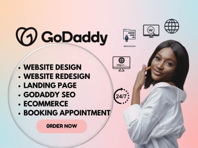 Godaddy website design Godaddy redesign Godaddy website design | Upwork