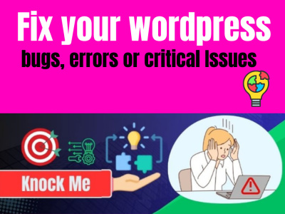 WordPress errors or critical issues fixed | Upwork