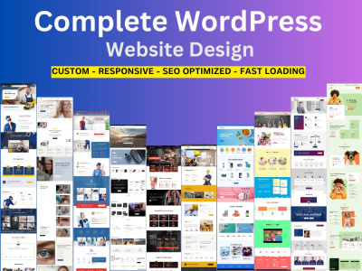 A Complete WordPress Website Design | Custom, Responsive, & SEO-Friendly | Upwork