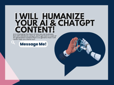 An edited Humanized AI-ChatGpt Content! | Upwork