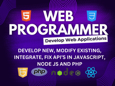 An Expert Web programmer in HTML, CSS, JavaScript, React, Node.js, PHP ...