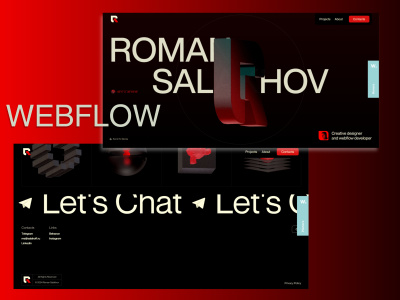 Top 3d animated webflow website with parallax, clone webflow, webgl, gsap | Upwork