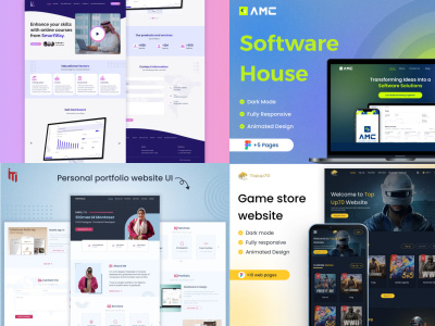 Landing page UI , Responsive Website, Personal Portfolio | Upwork