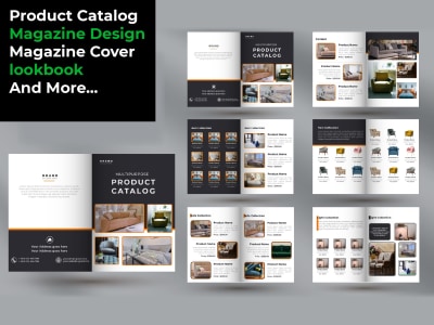 Professional product catalog | lookbook| and magazine cover, layout ...