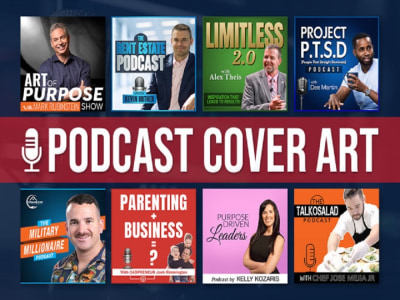 Custom Elegant Podcast Cover Art | Podcast Cover Design | Upwork