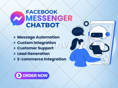 Custom AI Facebook (FB) Chatbot | Messenger Chatbot | ManyChat | Upwork