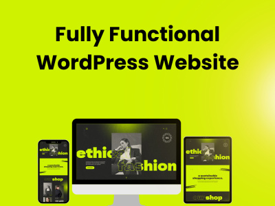 Fully functional and visually appealing WordPress website | Upwork