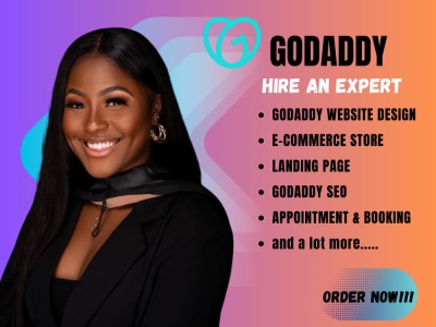 GoDaddy Website Design/Redesign, Godaddy ecommerce, Godaddy landing ...