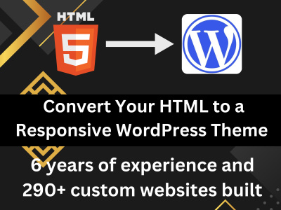 Convert Your HTML to a Responsive WordPress Theme | Upwork
