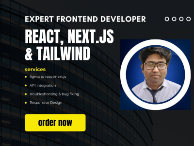 React, Next.js & Tailwind CSS | Responsive Frontend Web Development ...