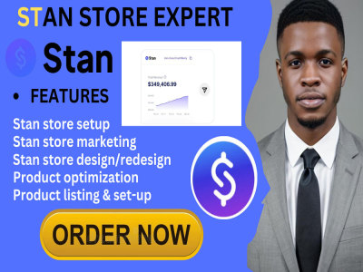 Stan store marketing stan store design redesign store sales funnel | Upwork