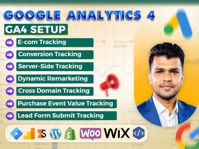 Google Analytics 4, GA4 E-commerce Tracking, Conversion Tracking via GTM | Upwork