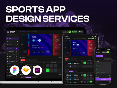 Professional Sports App Design with Custom Branding and UC Experience ...