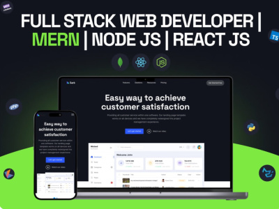 Full Stack Developer for MERN NODE JS HTML CSS JavaScript Next JS | Upwork