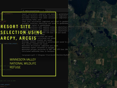 Automated Resort Costing Analysis with Python (Arcpy) ArcGIS Pro | Upwork