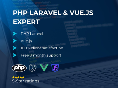 Expert Laravel Developer | Laravel & Vue.js Solutions for Dynamic Website | Upwork