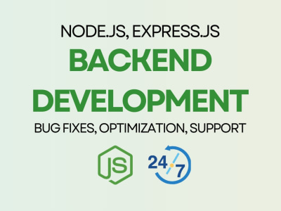Custom Back-End Development | Node.js | Express.js | Upwork