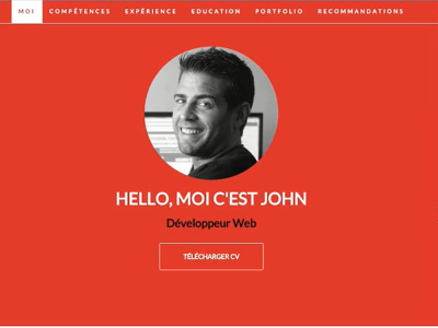 Your web developper portefoilio | Boostrap- thml-css-js-php-sql | Upwork