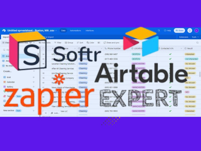 Airtable Base Setup | CRM Configuration | Automation | Softr | Zapier | Upwork