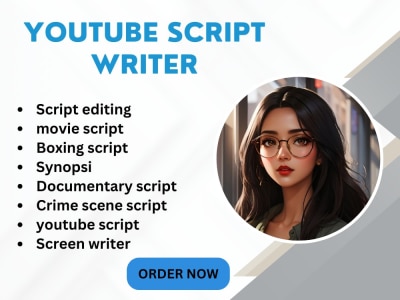 Engaging YouTube Script Writing for your Video from YouTube Script Writer | Upwork