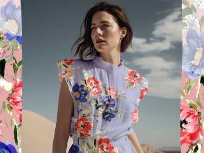 One of a kind hand painted floral print for your brand. | Upwork